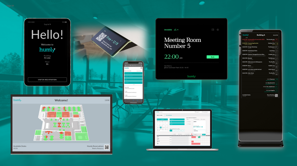 A new revolutionary workplace product - Humly Booking Device